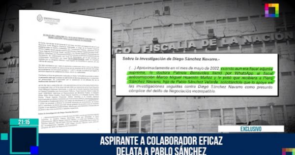 Aspirante a colaborador eficaz hunde a Pablo Sánchez: señala que canjeó ...