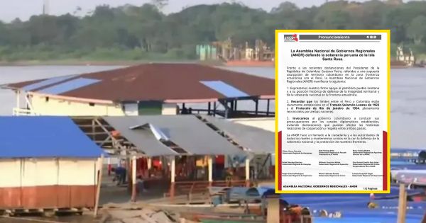 Asamblea Nacional de Gobiernos Regionales respalda soberanía del Perú ...