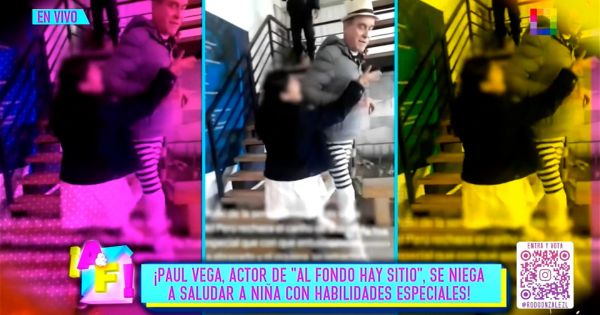 Paul Vega: actor de 'AFHS' se niega a saludar a niña con habilidades ...